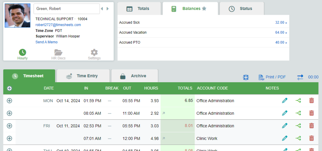 Business Time Tracking Software | Timesheets.com